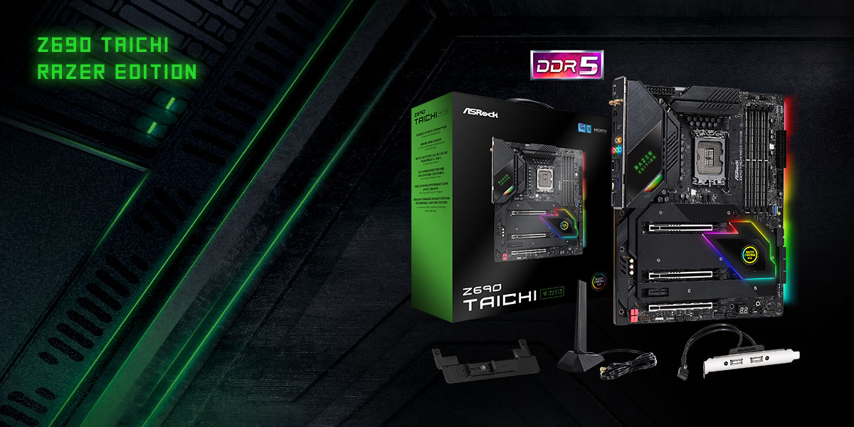 ASRock presenta el motherboard Z690 Taichi Razer Edition – Actualidad ...